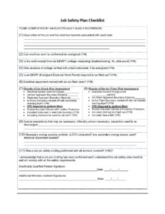 Workplace Safety: Job Safety Plan | SEAM Group